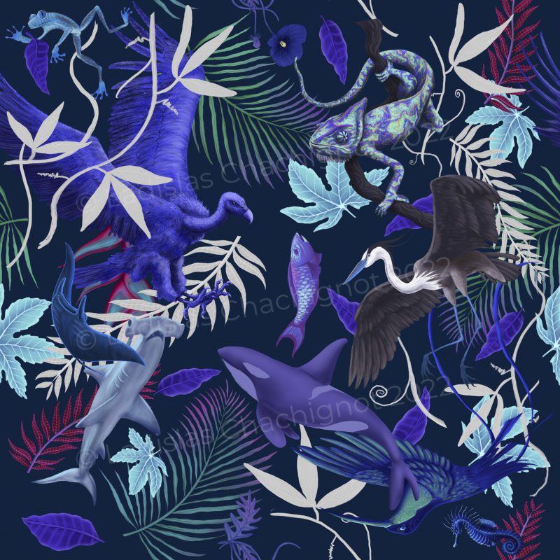 Nature inspired illustrated patterns - Welcome on Ladislasdesign.com ...